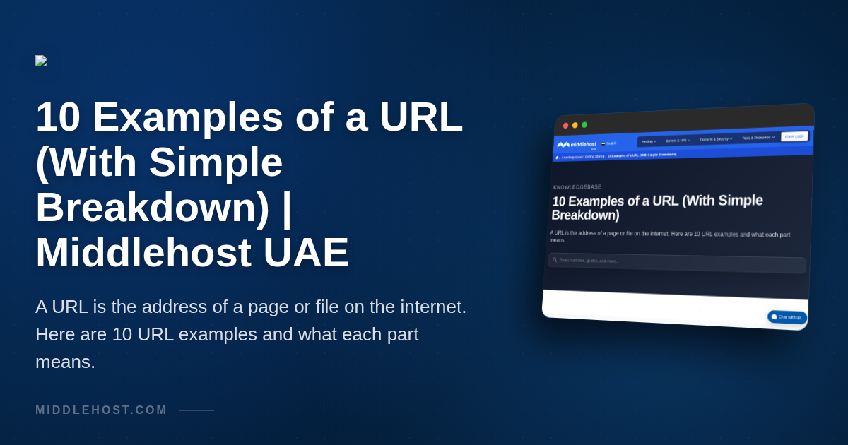 10 Examples of a URL (With Simple Breakdown) | Middlehost UAE