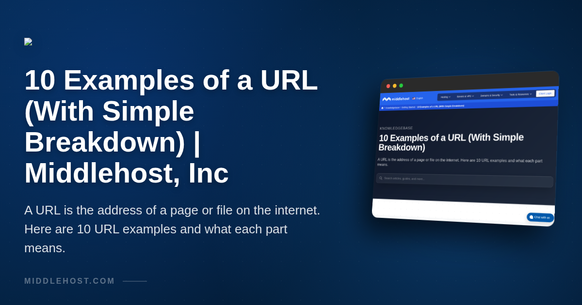 10 Examples of a URL (With Simple Breakdown) | Middlehost, Inc